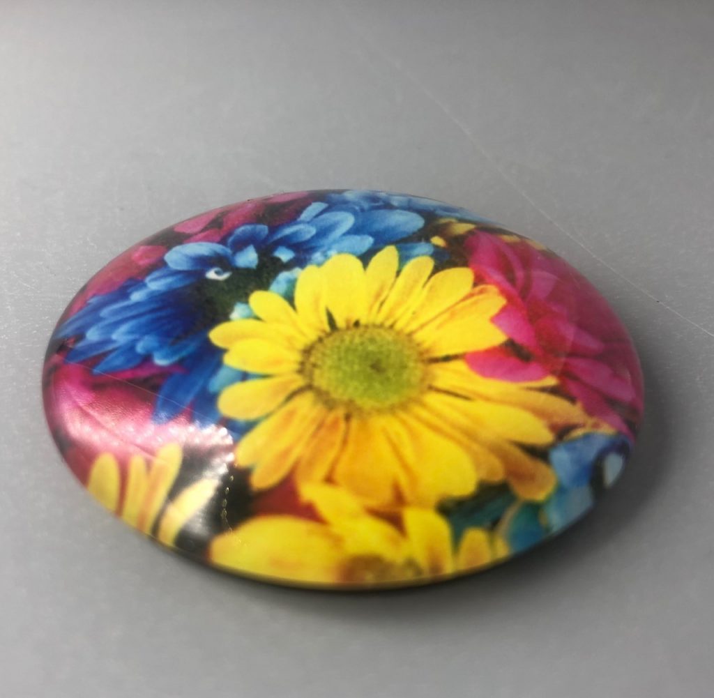 Glass Dome Fridge Magnet - BMS Sublimation